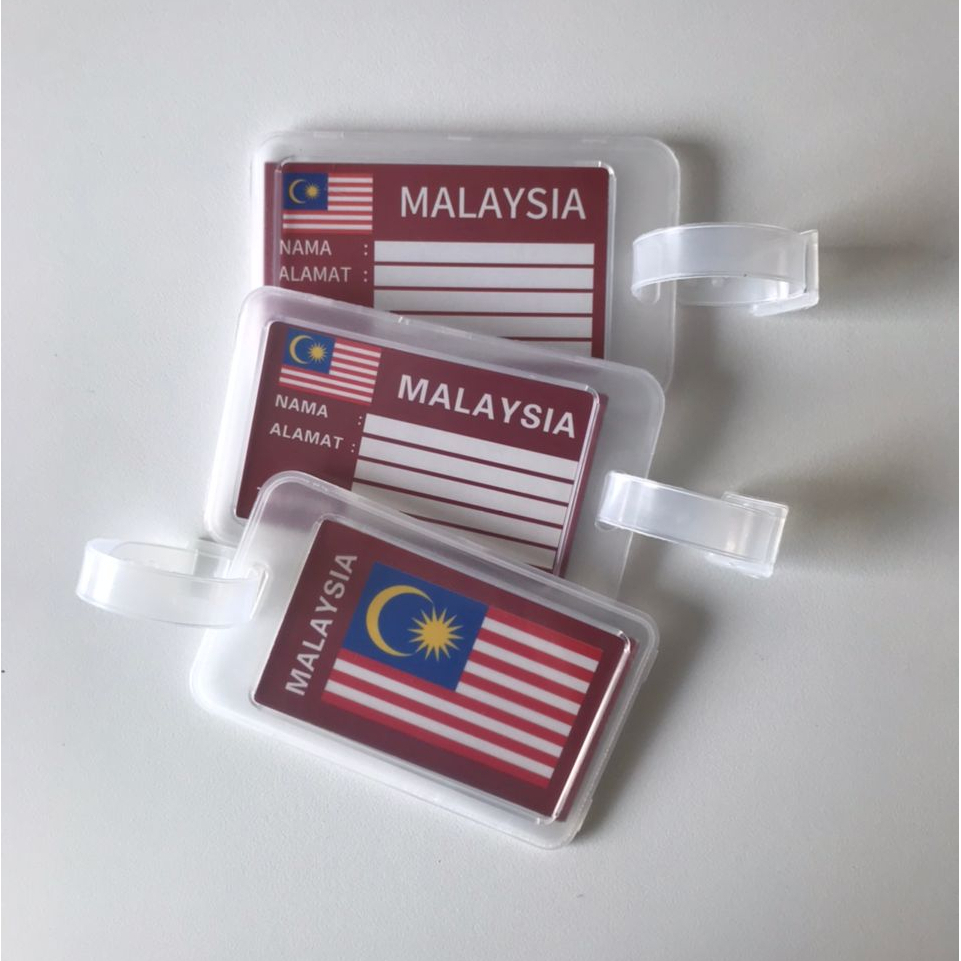 KL Stock Tag Bag Beg Luggage ID Tag Haji & Umrah Travel Tahan Lasak ...
