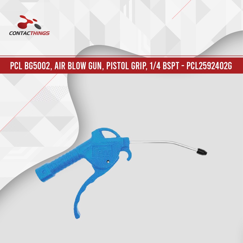 PCL BG5002, Air Blow Gun, Pistol Grip, 1/4 BSPT - PCL2592402G | Shopee ...