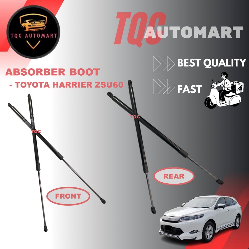 TOYOTA HARRIER ZSU60 FRONT REAR BONNET DAMPER BOOT ABSORBER GAS SPRING ...