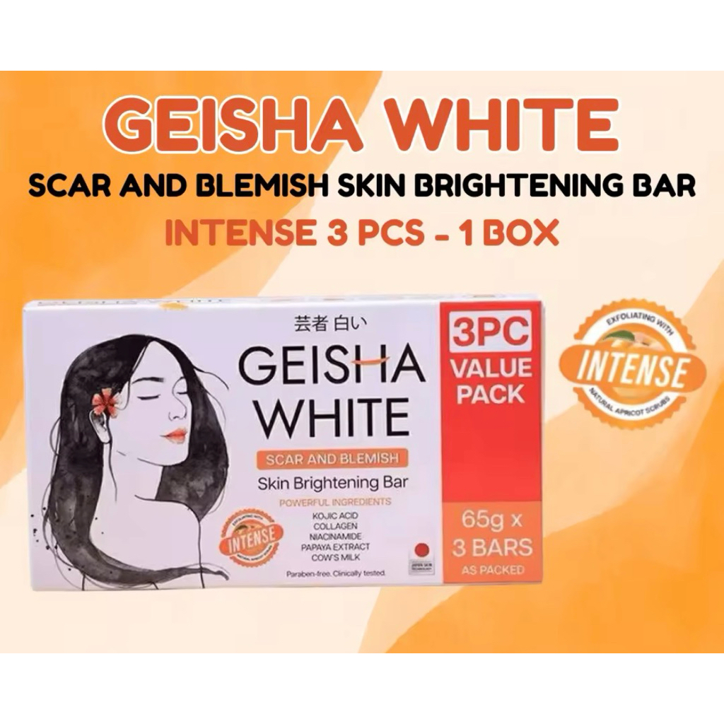 Geisha white Whitening Soap Intense 65gx3 Original | Shopee Malaysia