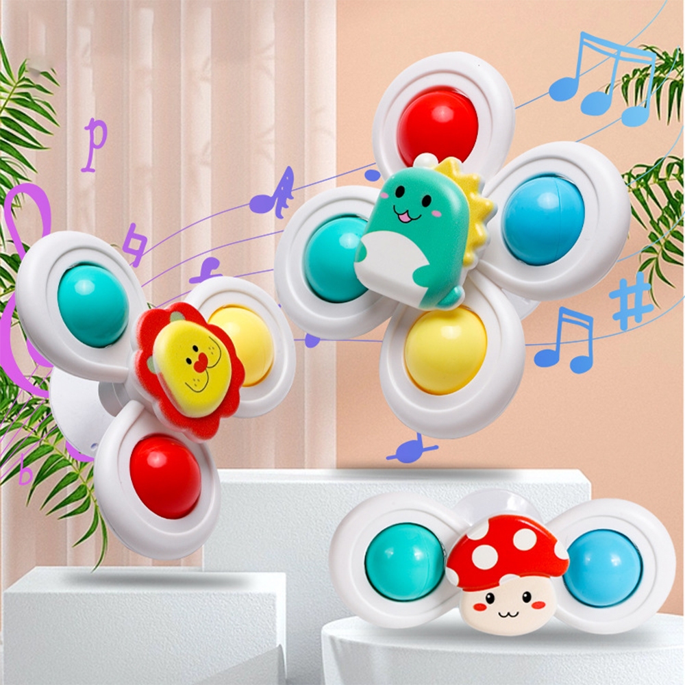 Bubu 3Pcs/Set Baby Spinner Toy Kids Bath Toys Finger Spinning Baby Toys ...