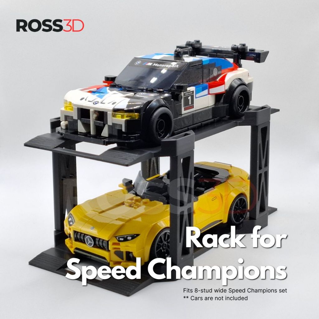 ROSS3D Rack for Speed Champions - Stackable and Extendable / Display ...