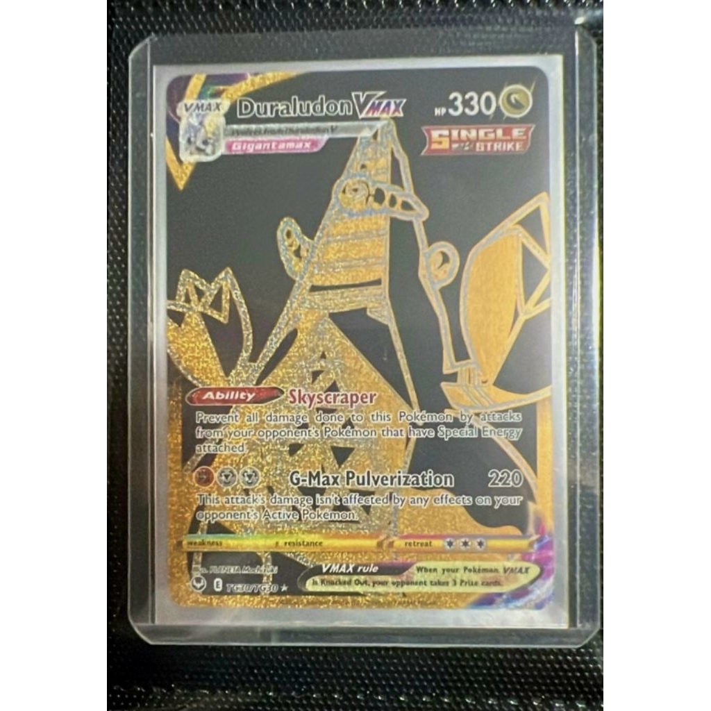 Pokemon TCG- Duraludon Vmax (Gold Card)-Silver Tempest | Shopee Malaysia
