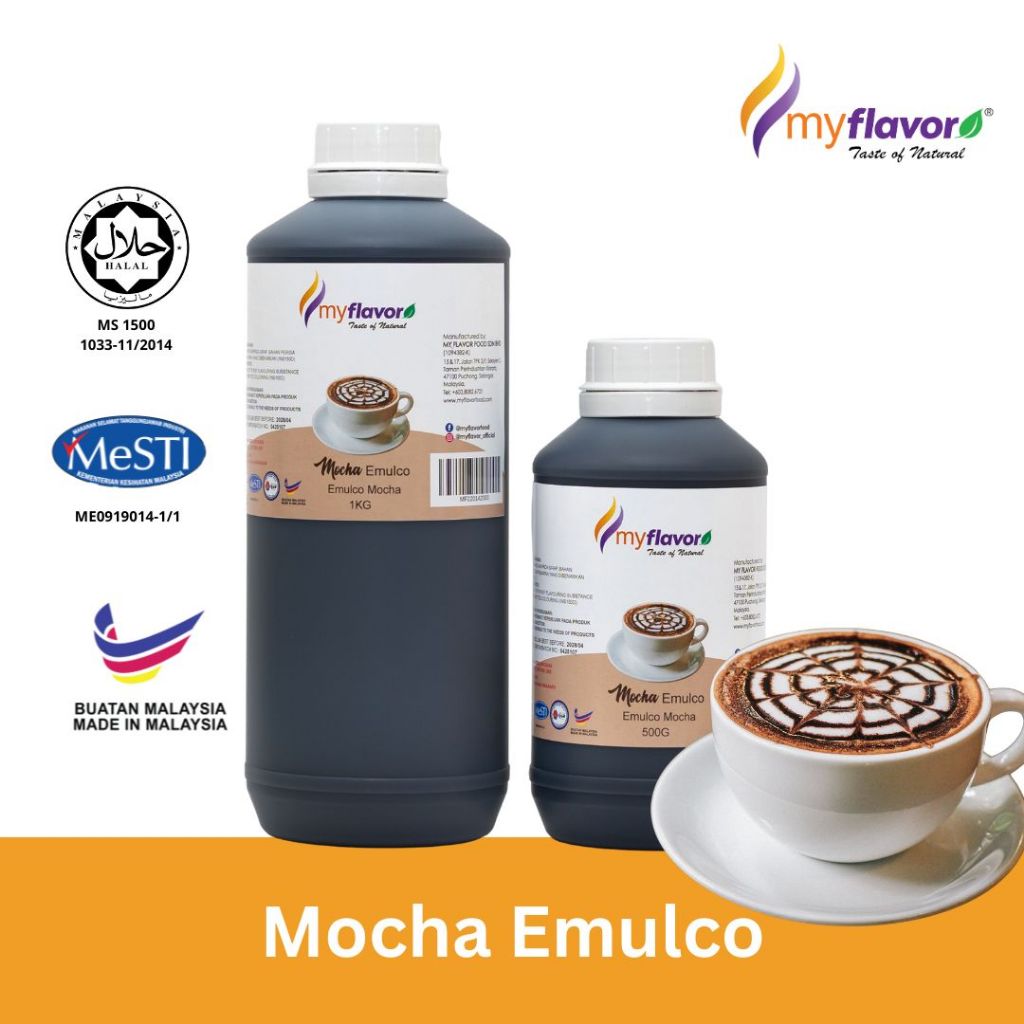 500g/1KG MOCHA EMULCO - FOOD FLAVOUR | Shopee Malaysia