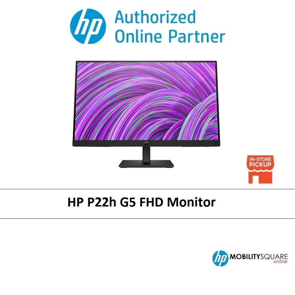 HP P22h G5 FHD Monitor (64W30AA) | Shopee Malaysia