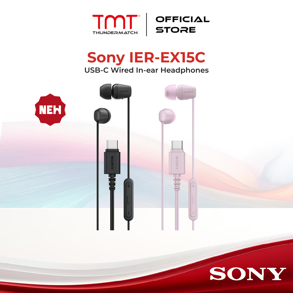 [2025 Model] Sony IER-EX15C USB-C Wired In-ear Headphones | EX15C ...