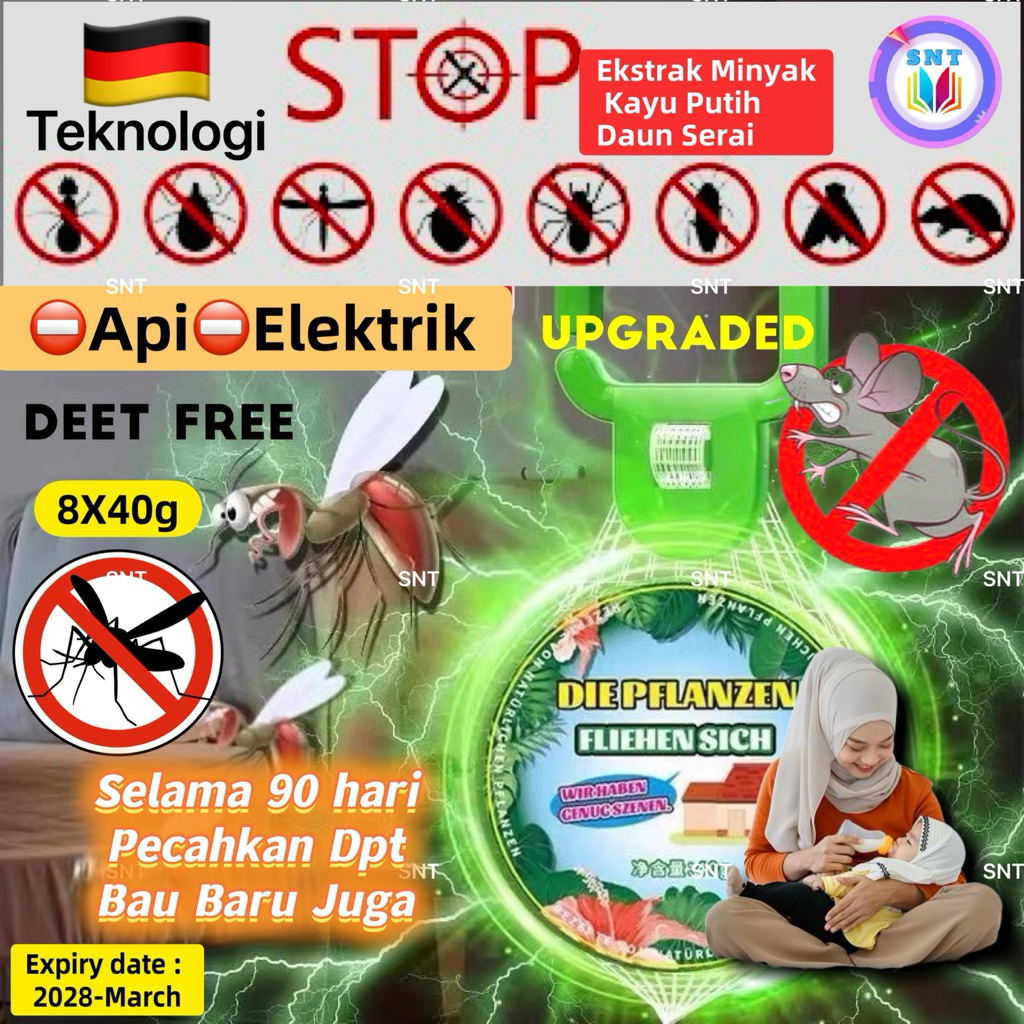 Ubat Nyamuk Penghalau Serangga Perosak Tikus Mosquito Repellent Pest ...
