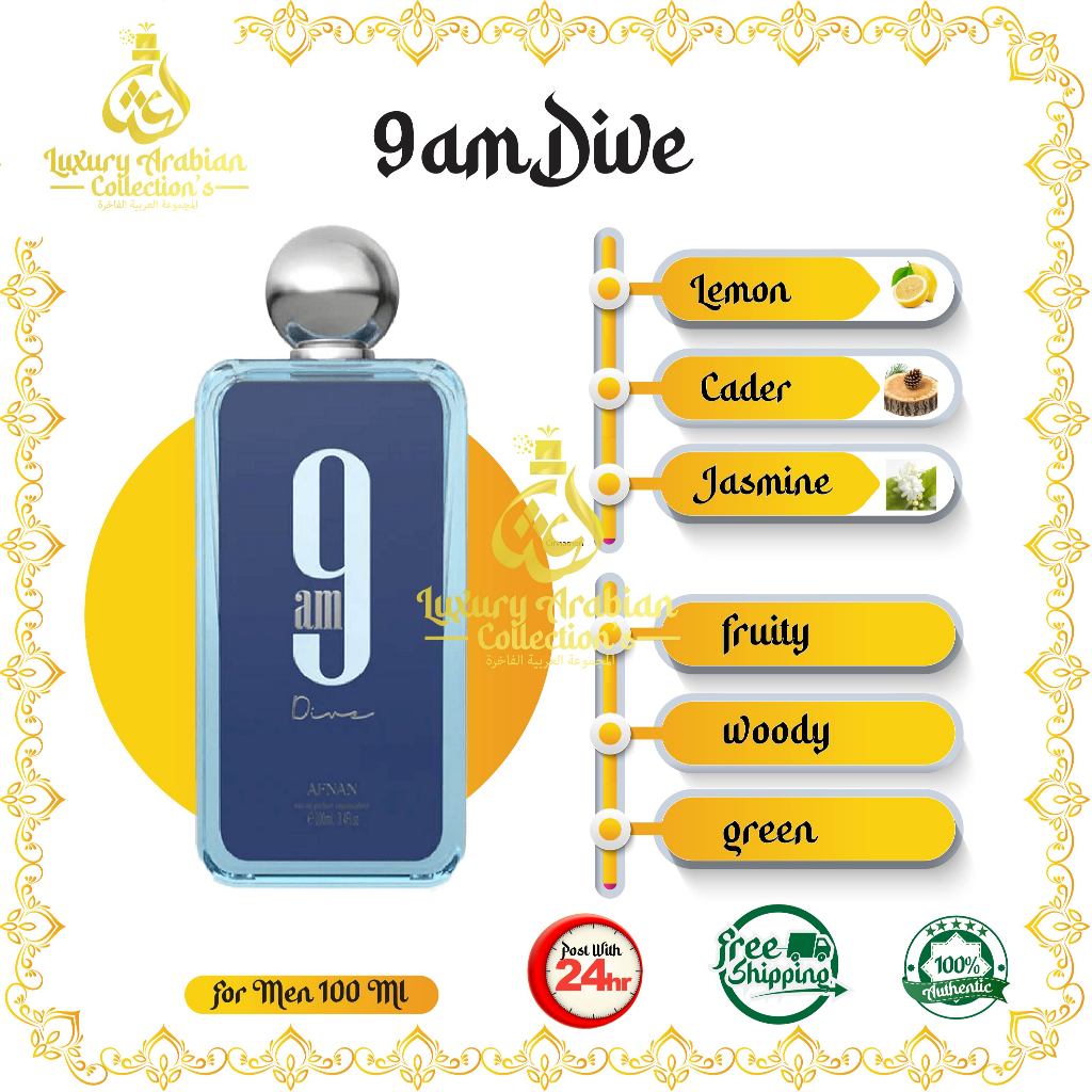 ️💯 ️ 9am Dive Eau De Perfume For Women 100ml | Shopee Malaysia