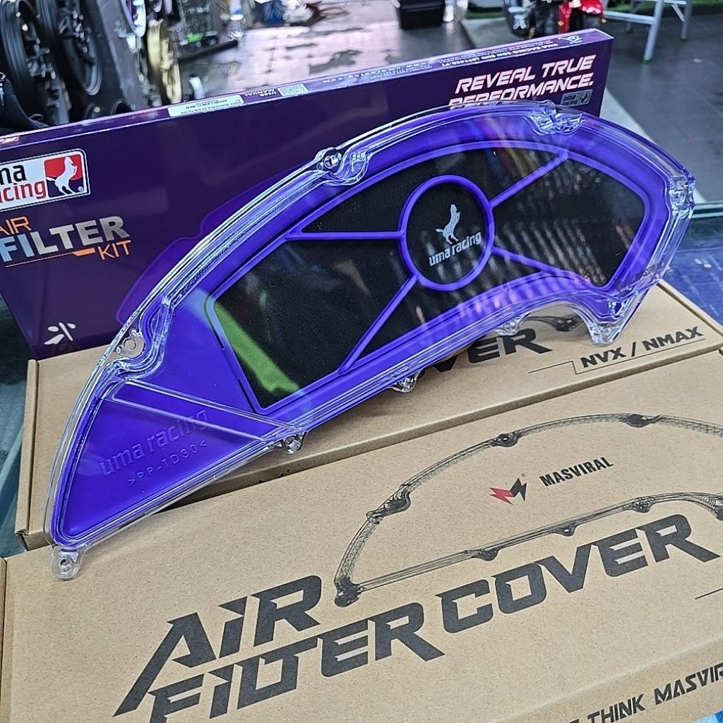 Masviral Yamaha Nvx @ Nmax V2 V3 Racing Transparent Air Filter Cover ...