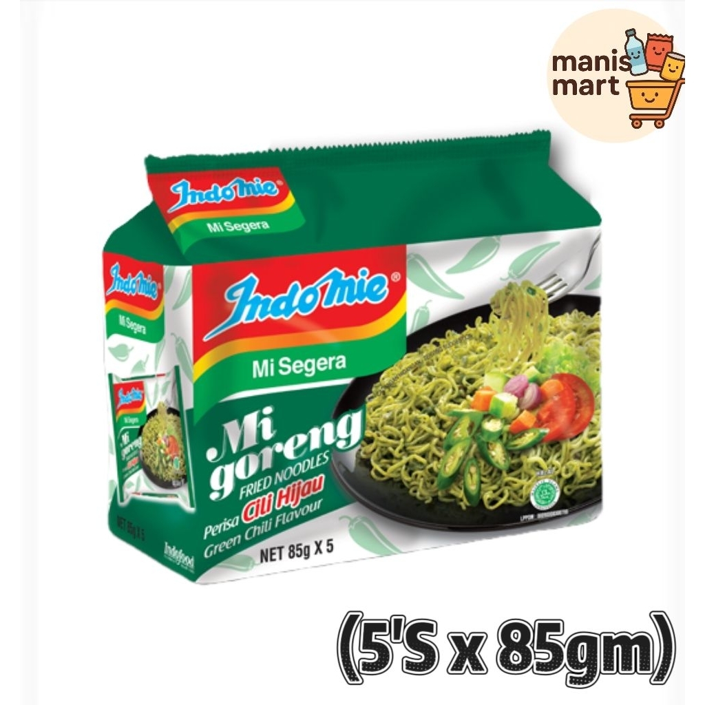 Indomie Mi Goreng Cili Hijau 5'S X 85gm | Shopee Malaysia