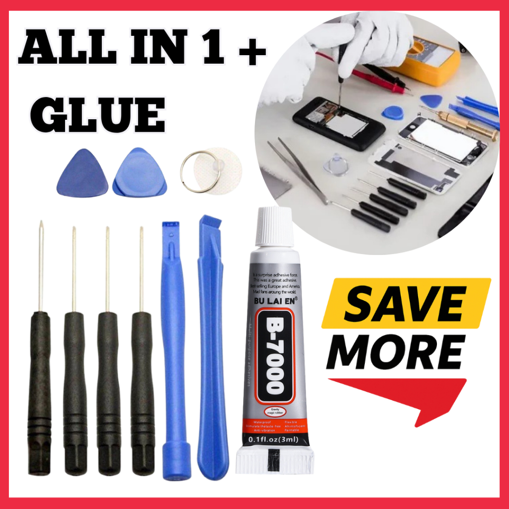 9 in 1 Mobile Phone Repairing Tools Kit With B7000 Glue Repair Tools ...