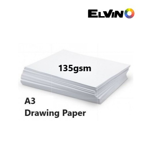 OFFER! 135gsm A3 Drawing Paper A3 135gsm Kertas Lukisan 30pcs/pack ...