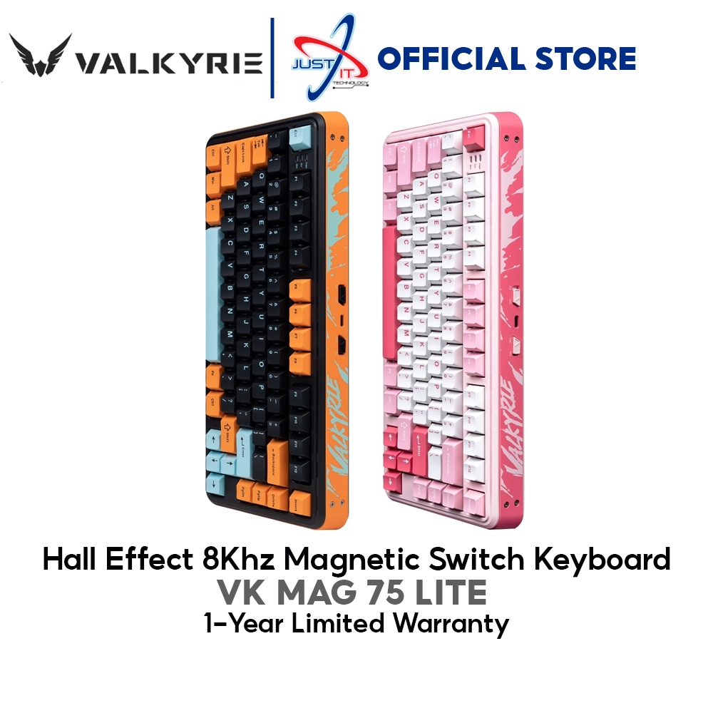 VALKYRIE VK MAG 75 LITE HALL EFFECT 8Khz MAGNETIC SWITCH KEYBOARD ...