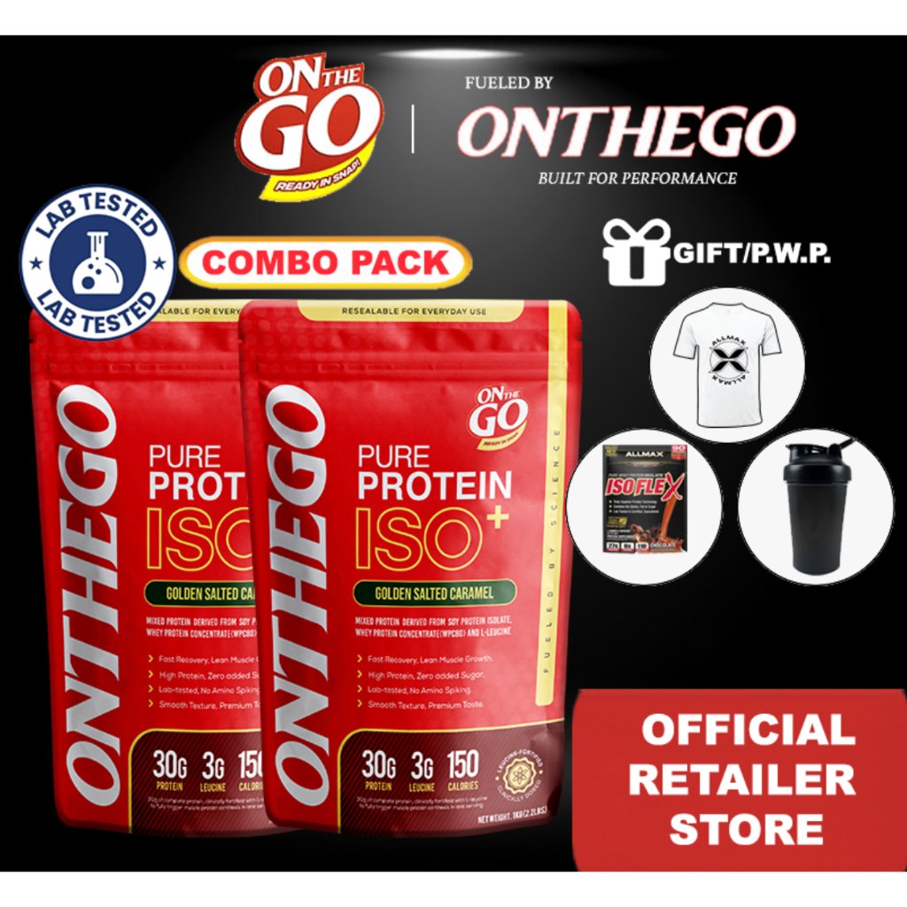 ONTHEGO Pure Protein Isolate (2Kgs/1Kg) Combo Packs On the Go Soy ...