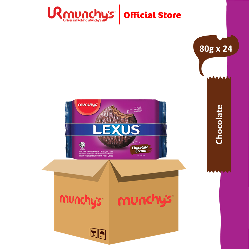 [Carton Deal] Lexus Choco Coated Chocolate 80g x 24 packs | Shopee Malaysia