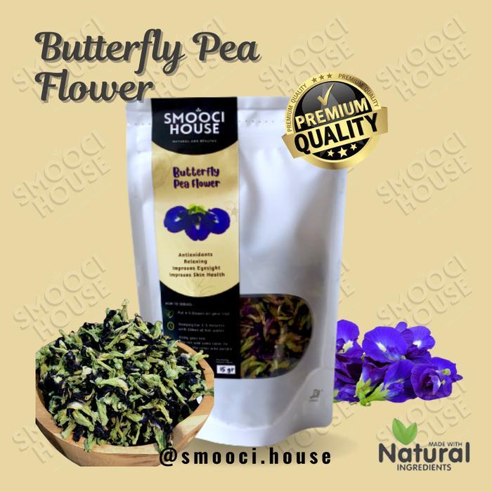 SMOOCI HOUSE Butterfly Pea Flower Tea 15g | Teh Bunga Telang | Dried ...