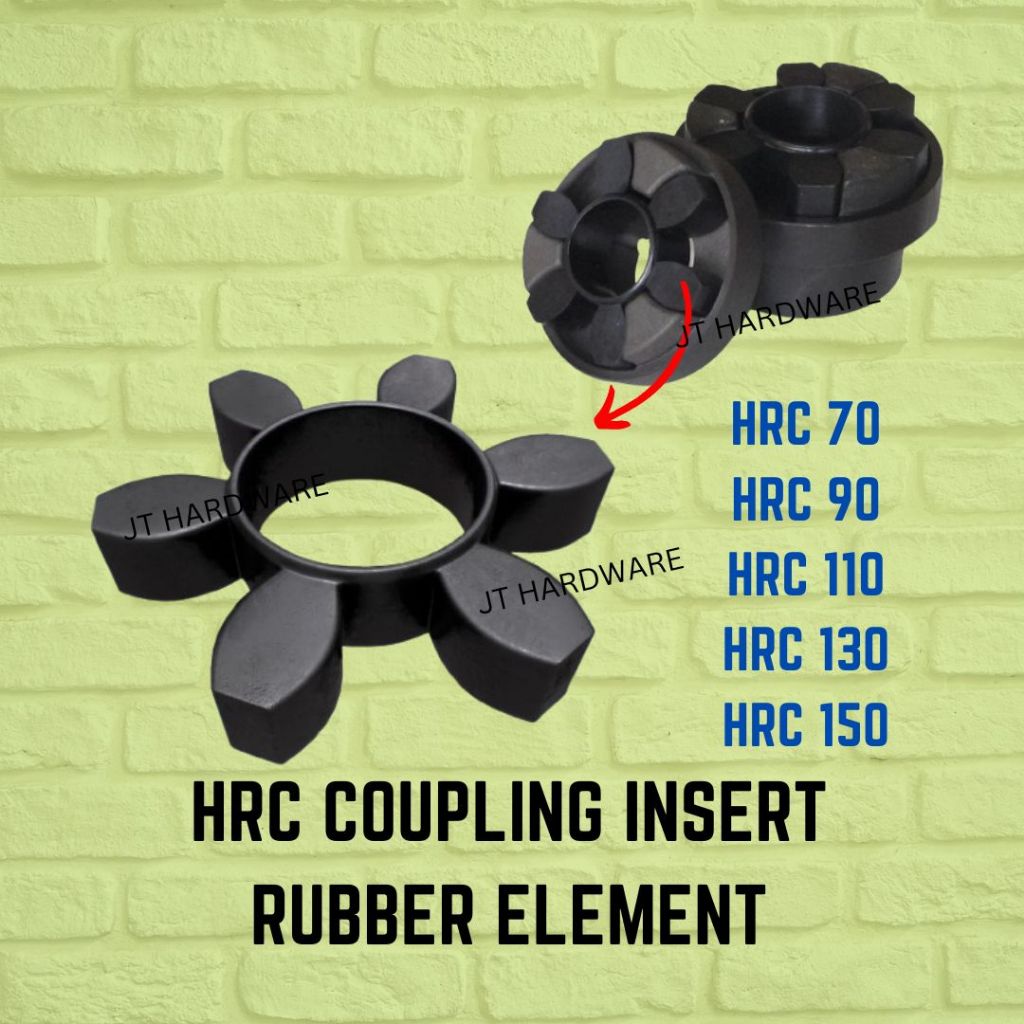 HRC RUBBER COUPLING INSERT ELEMENT HRC70 HRC90 HRC110 HRC130 HRC150 JAW ...