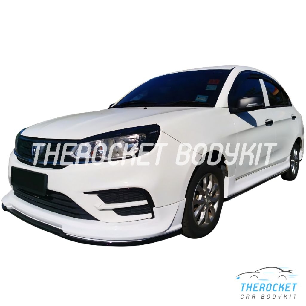 Proton Saga VVT FL 2019-2025 R3 Thai Full Skirt Bodykit Material PU ...
