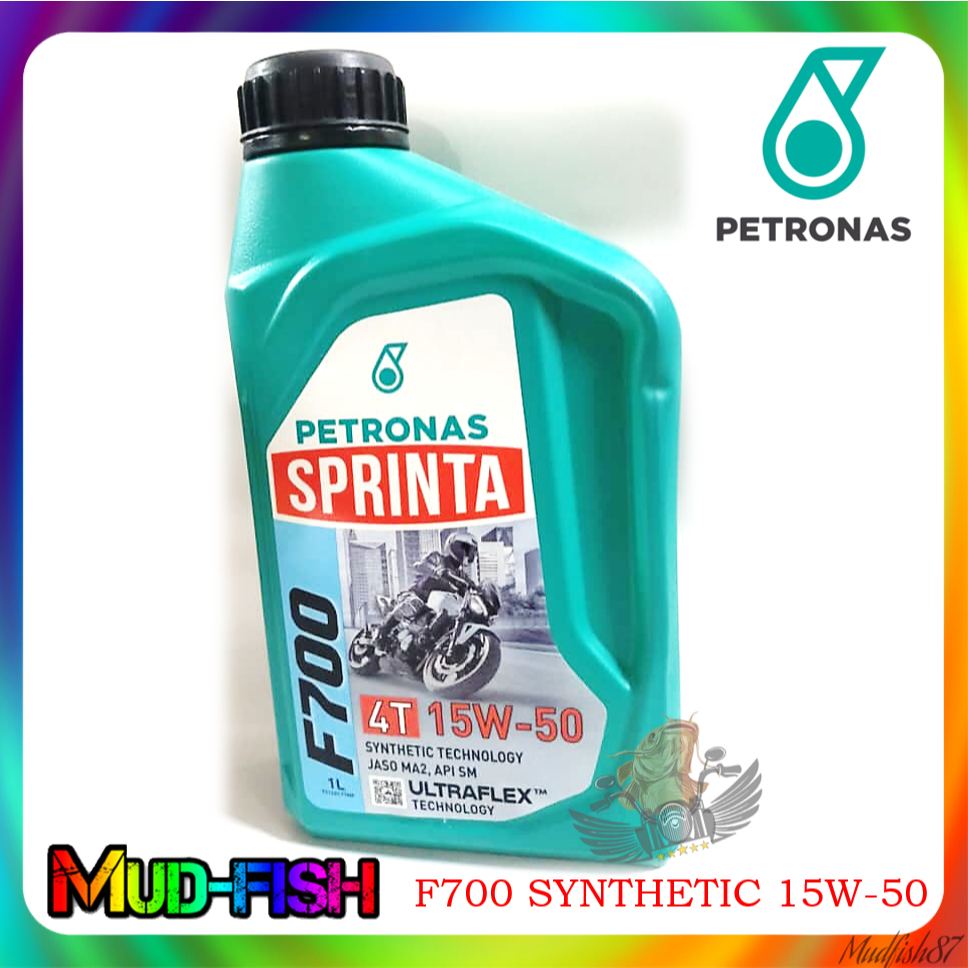 PETRONAS SPRINTA F700 15W-50 4T SEMI SYNTHETIC OIL (API SM JASO MA2 ...