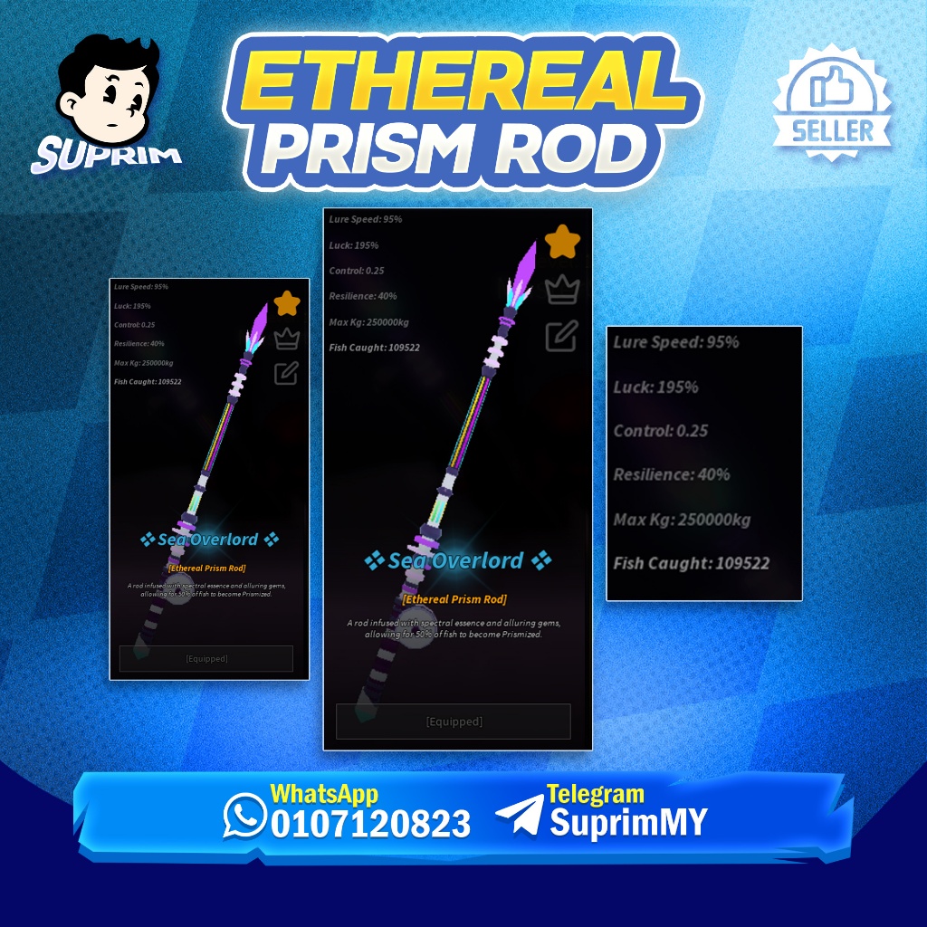 Fisch Pc Games Ethereal Prism Rod Services | Shopee Malaysia