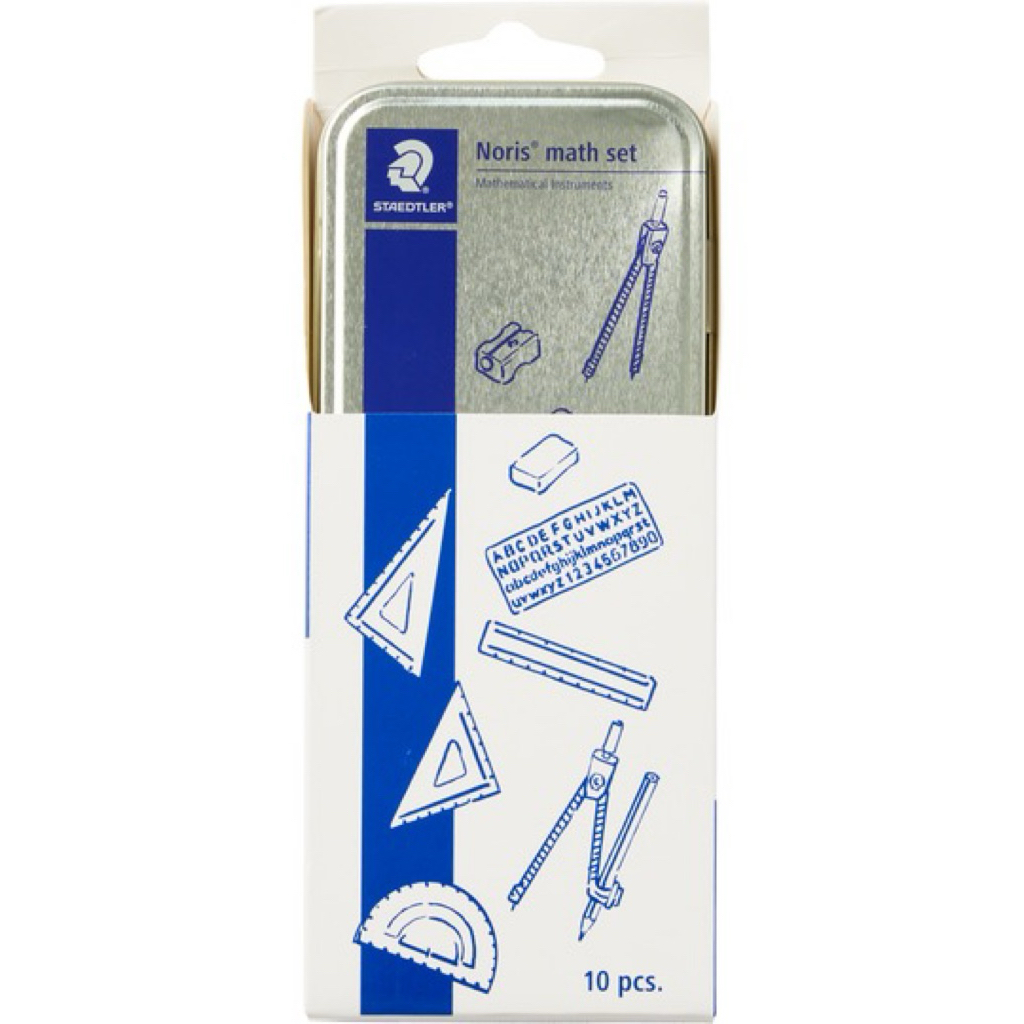 Staedtler Mathematical Instruments Set - Noris Math Set (10 pcs Set ...