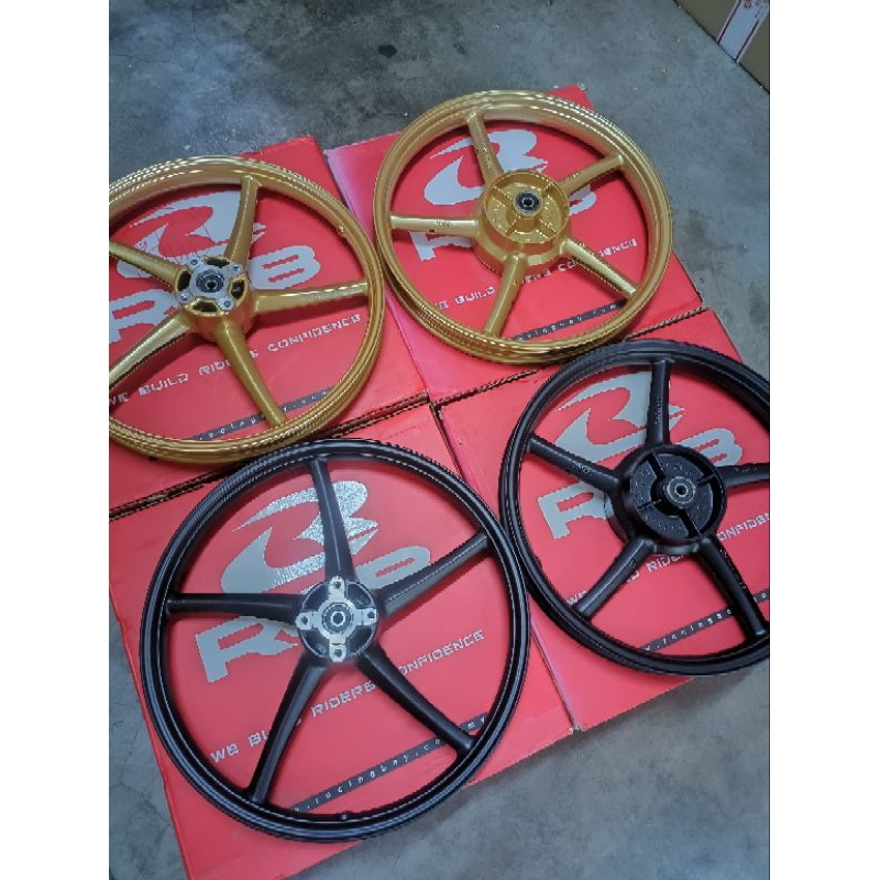 SPORT RIM RACING BOY SP522 - GOLD / BLACK - Y15ZR/SRLZ/WAVE110/WAVE100 ...
