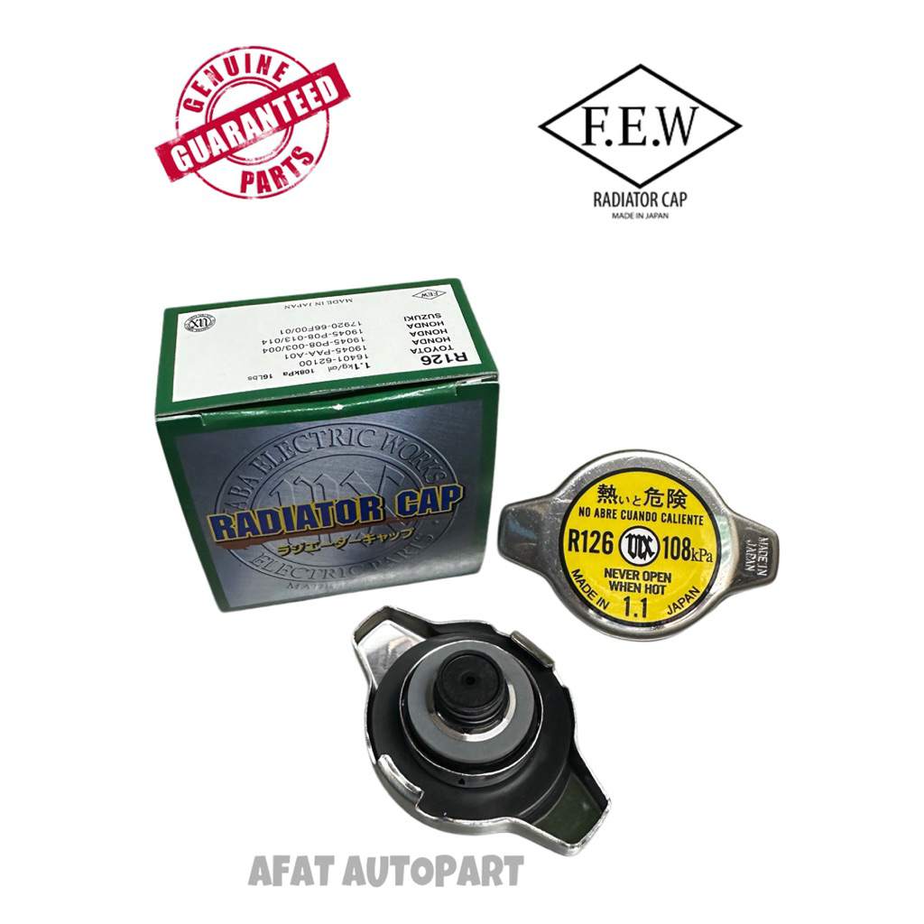 RADIATOR CAP FEW MADE IN JAPAN R126 R148 1.1 | Shopee Malaysia