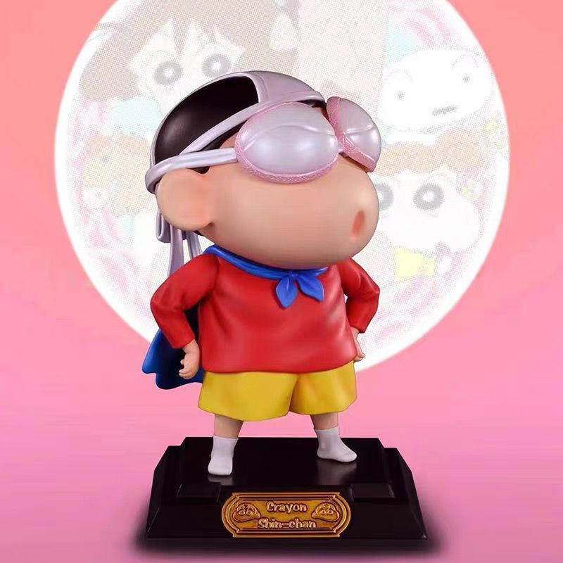 CRAYON🔥SHIN CHAN SUPERMAN Q VERSION🔥STATUES ACTION FIGURE TOYS💥蜡笔小新BRO ...