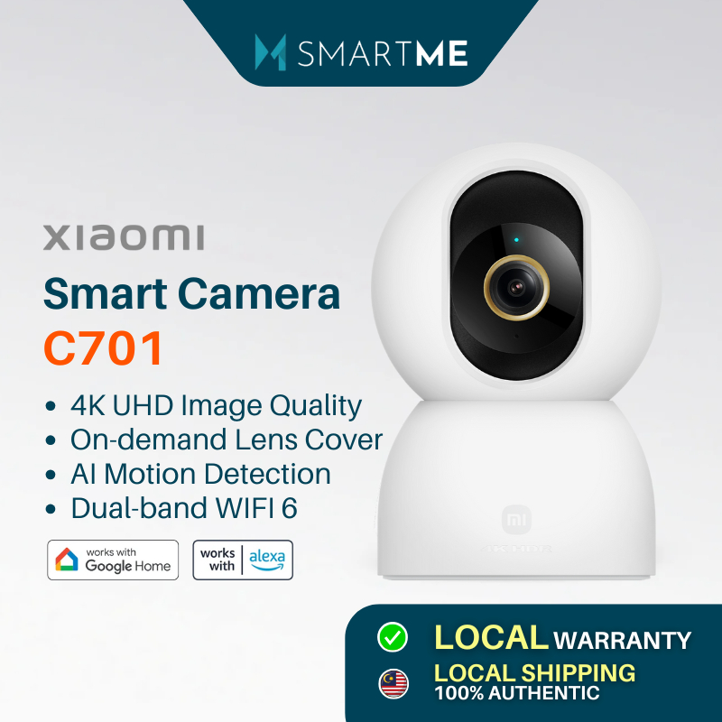Xiaomi Smart Camera C701 - 8MP 4K Ultra HD video clarity | Dual-band Wi ...