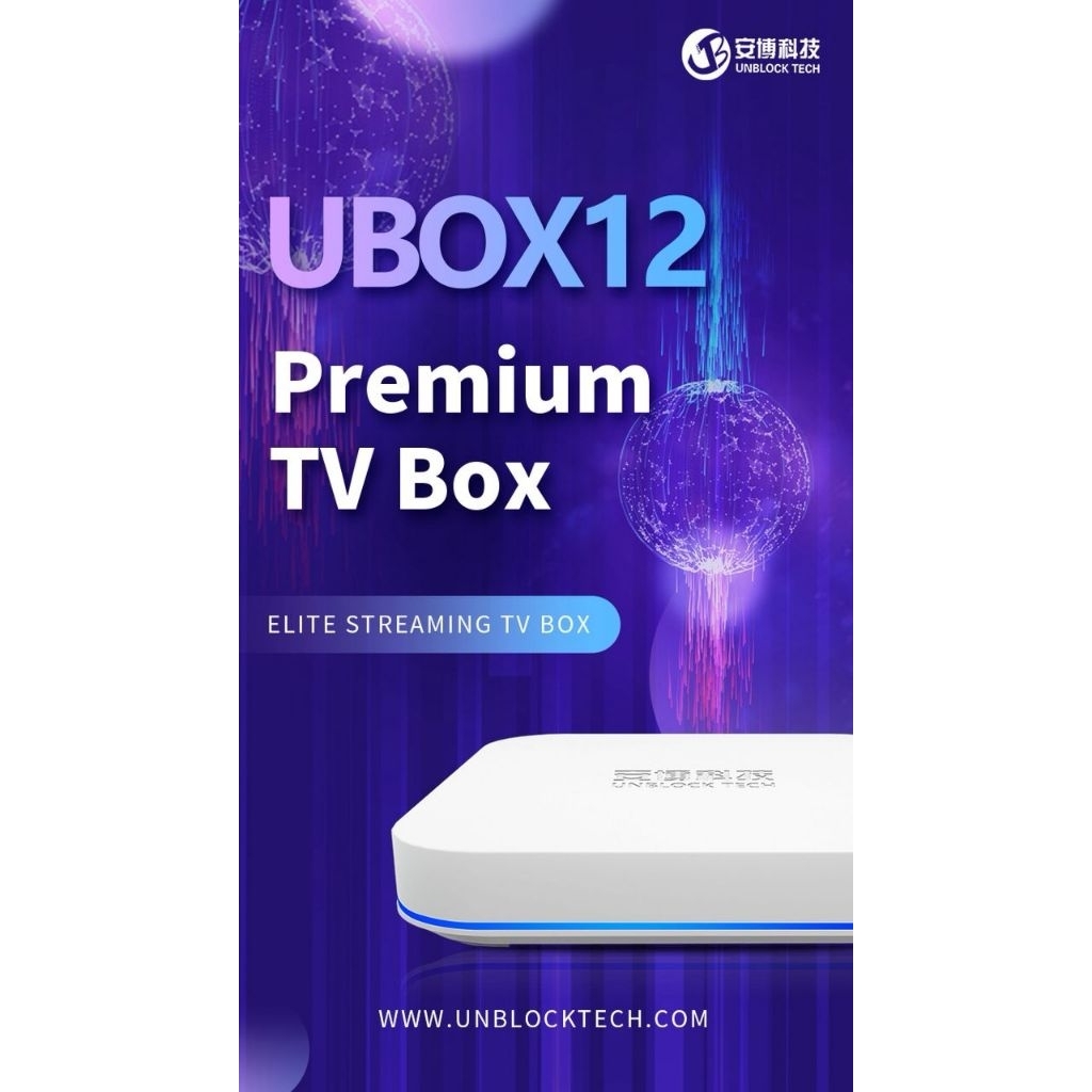 【NEW】UBOX 12 Pro Max UNBLOCK TECH GEN 12 NEW Model 安博12代最新款 JULY 2025 ...