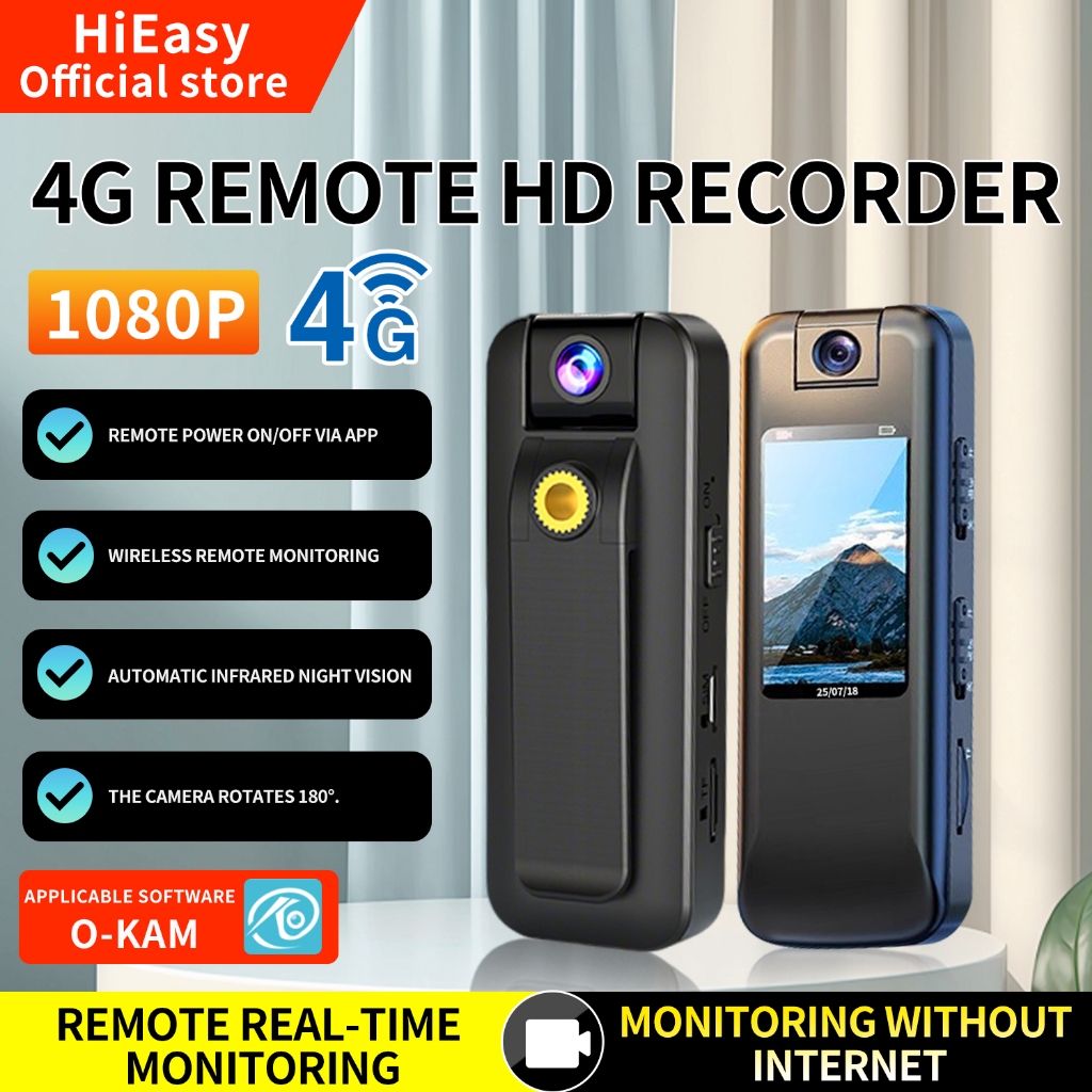 O-KAM 4G Action camera Ultra HD life sports recorder with audio and ...