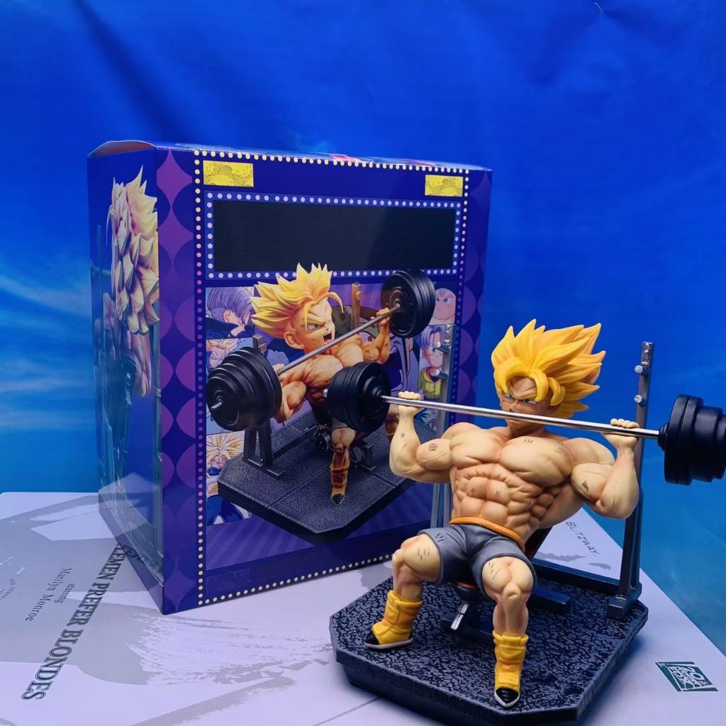 DRAGON BALL💥GOKU GYM 15cm💥ACTION FIGURE TOYS STATUES🔥七龙珠健身悟空🔥手办模型 ...