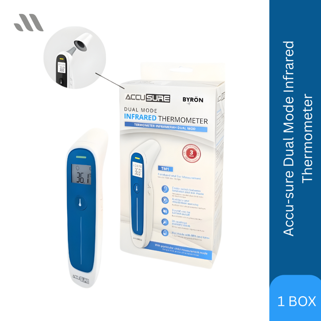 Accu-sure Dual Mode Infrared Thermometer | Shopee Malaysia