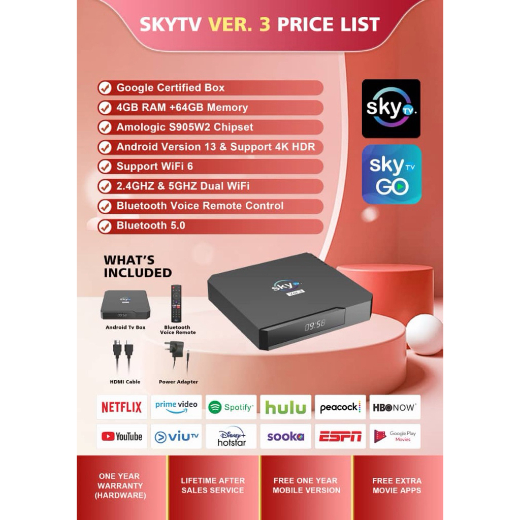 SKY V3 4GB RAM + 64 GB MEMORY • BOX ONLY (NO ID) | Shopee Malaysia