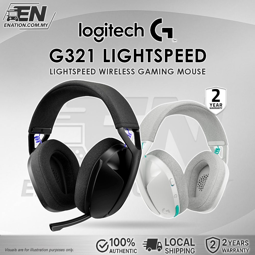 Logitech G321 Lightspeed Wireless Gaming Headset | 2 Years Logitech Warranty | Shopee Malaysia
