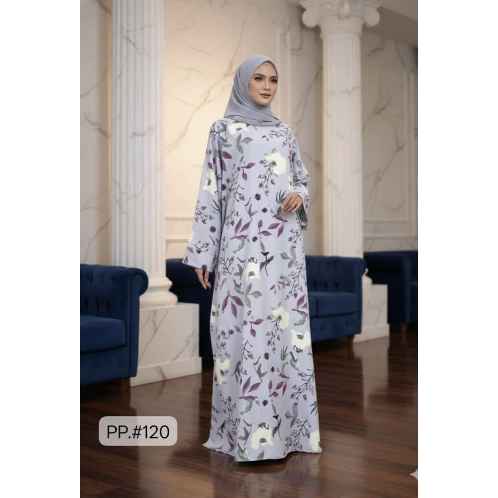 Jubah Kaftan Bercorak Muslimah | Shopee Malaysia