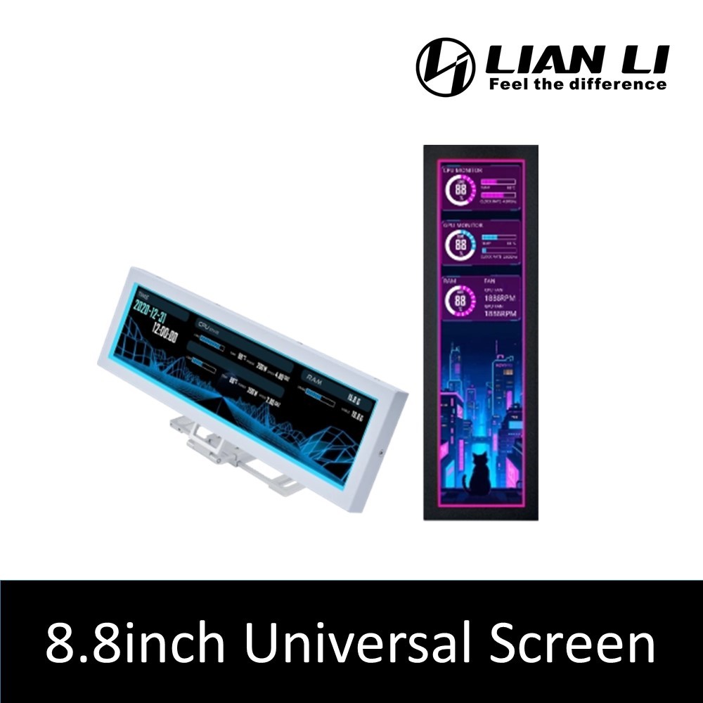 LIAN LI 8.8″ Universal Screen WITH MOUNT BLACK WHITE | Shopee Malaysia