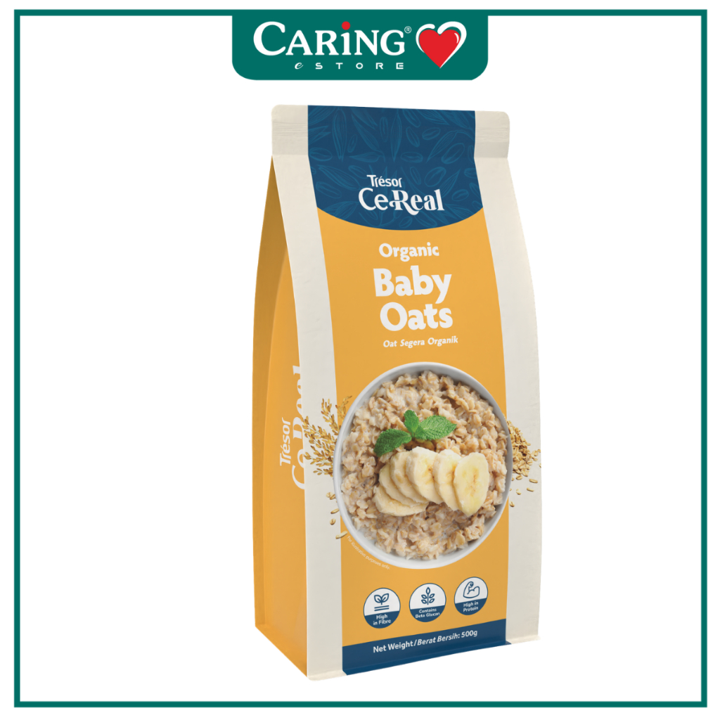 TRESOR CEREAL ORGANIC BABY OATS 500G | Shopee Malaysia