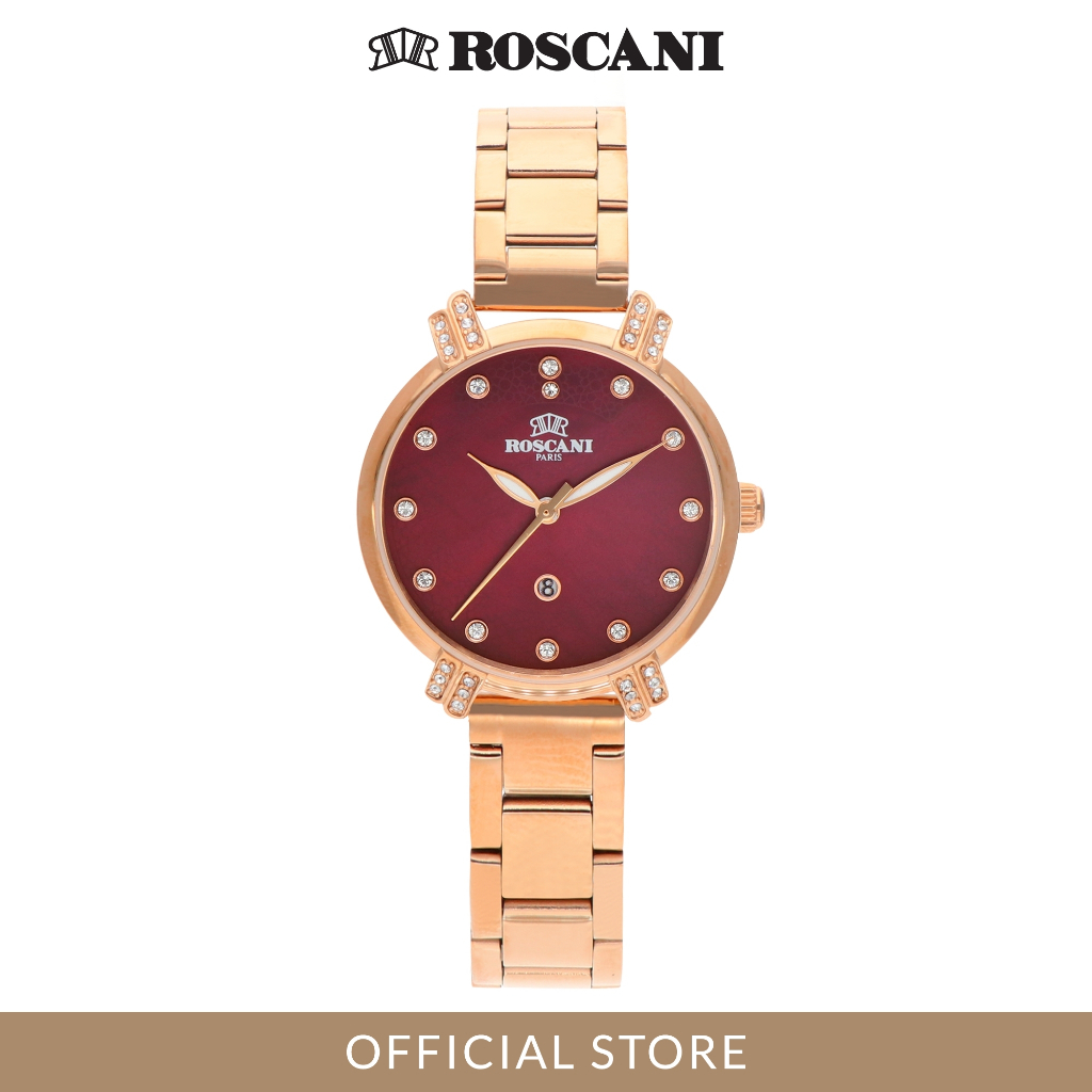 Roscani Mirella E48 (Patterned MOP Dial) Jam Tangan Wanita Gelang ...