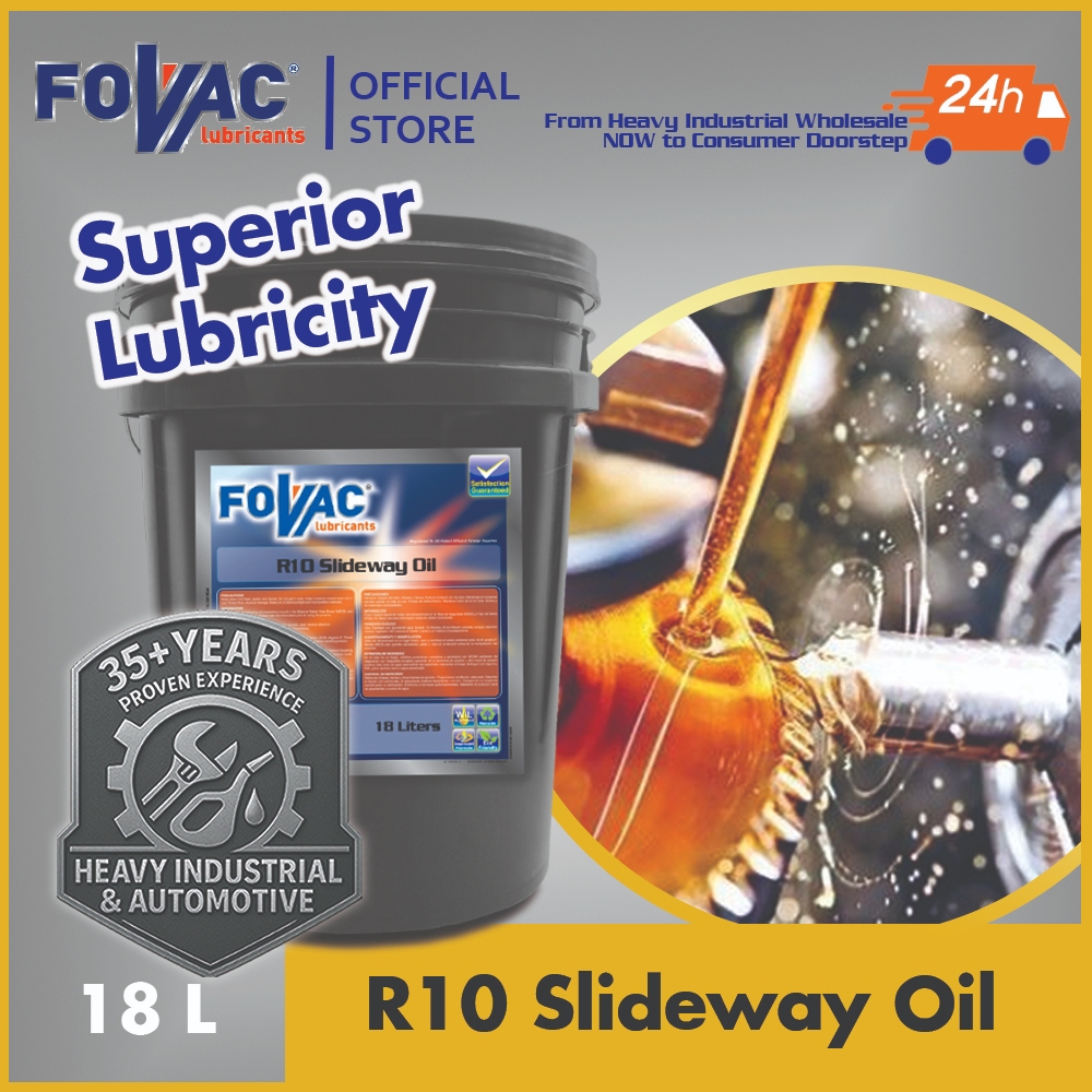 FOVAC R10 Slideway Oil S 32, 46 68 - 18 Liters | Shopee Malaysia