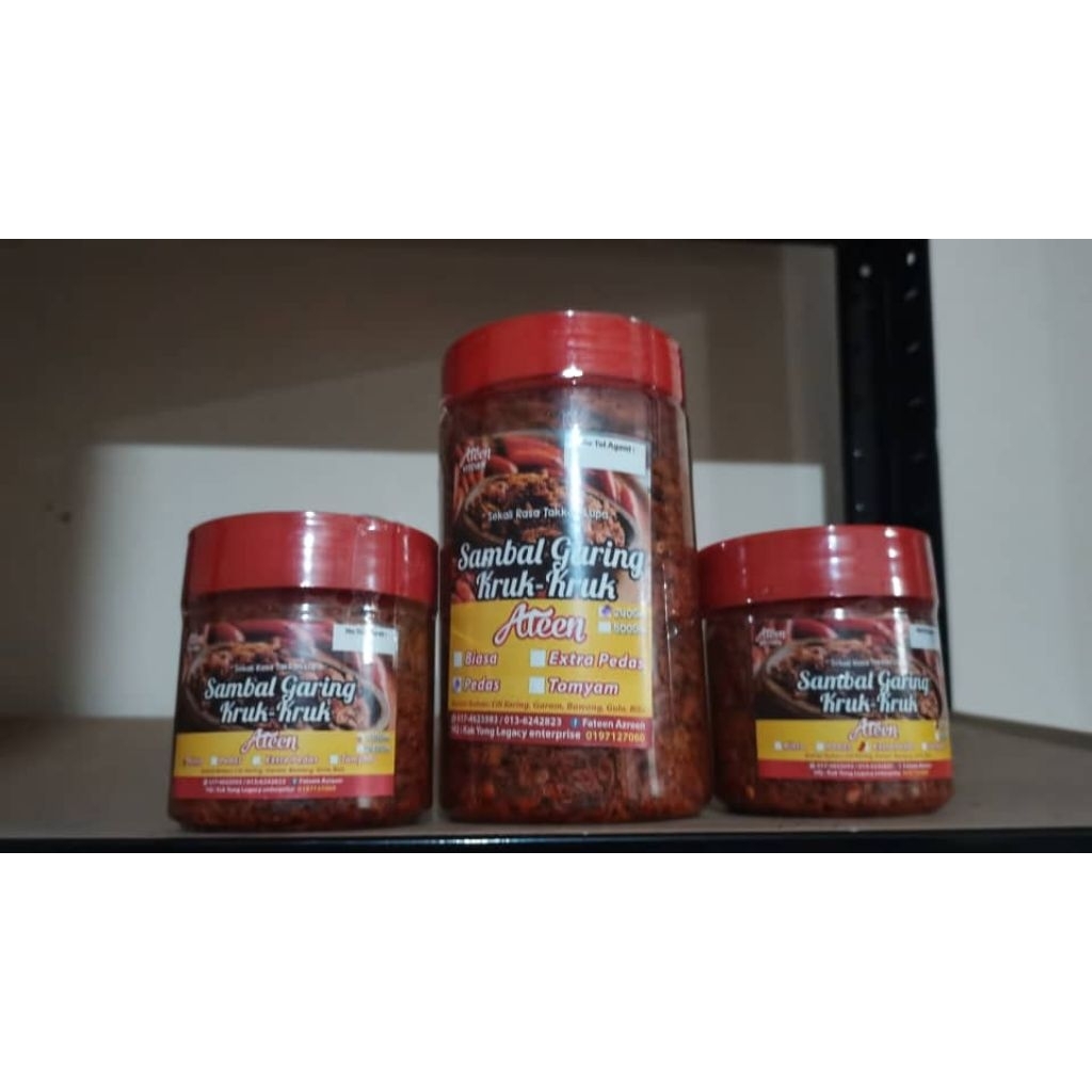 SAMBAL BILIS KRUK KRUK ATEEN GARING | Shopee Malaysia