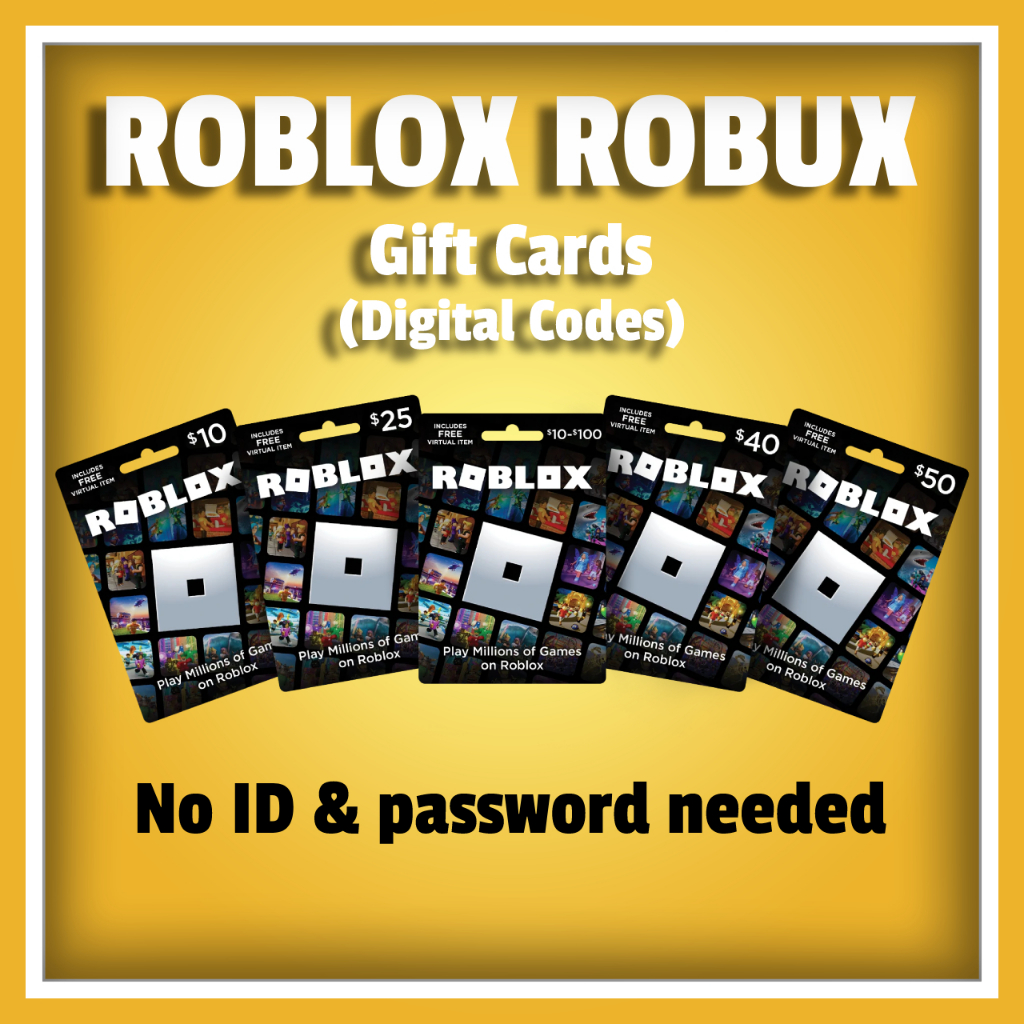 RobMlox Robux Card Game Instant Worth It New | Shopee Malaysia