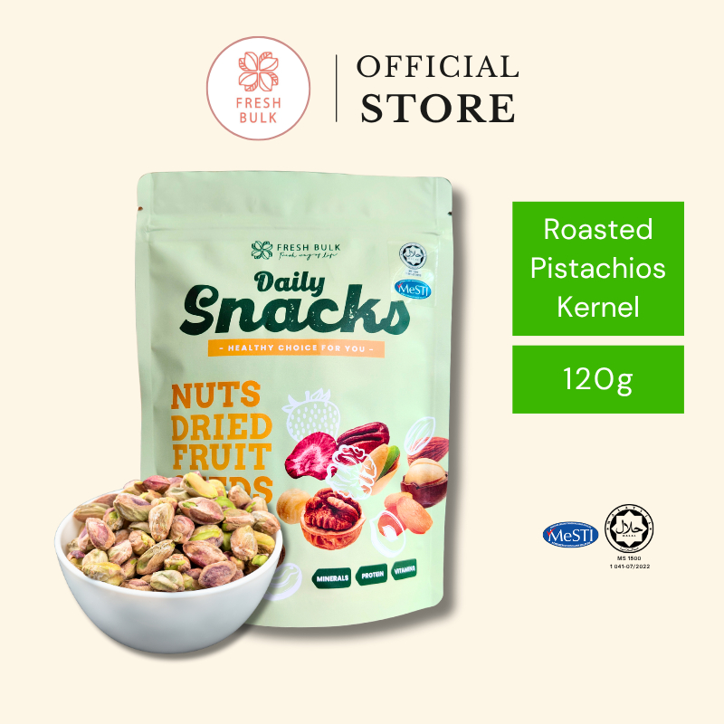 Fresh Bulk Pistachios Kernels Lightly Salted | Healthy Snack | Crunchy ...