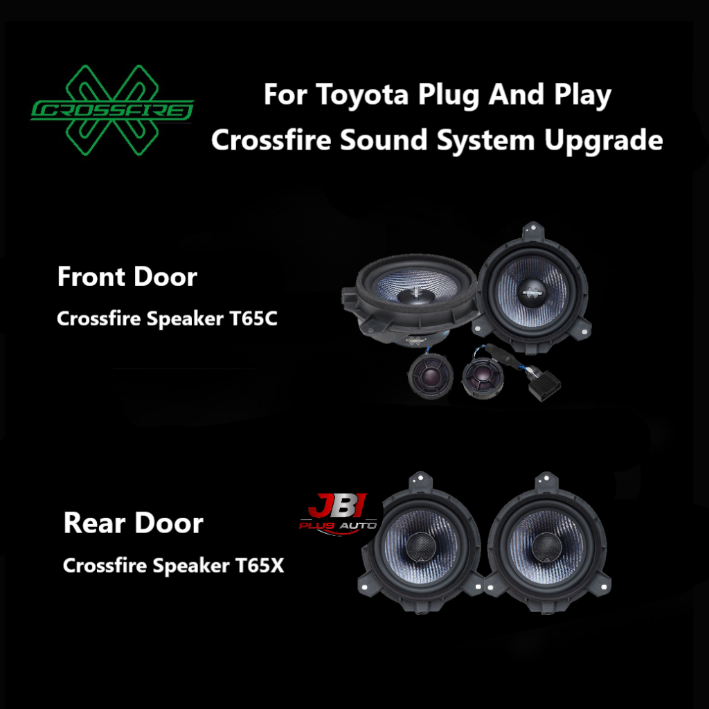 For Toyota Plug And Play Crossfire sound System OEM Speaker | Shopee ...