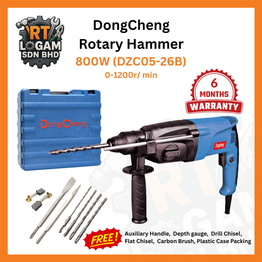 Dong Cheng DZC05-26B Rotary Hammer 800W/Dongcheng 3 In 1 Rotary Hammer ...