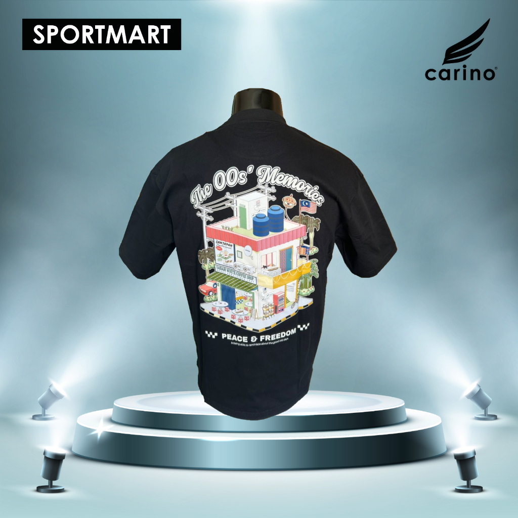 Carino Merdeka Tee 2025 - The 00s Memories Ver. (Black) | Shopee Malaysia