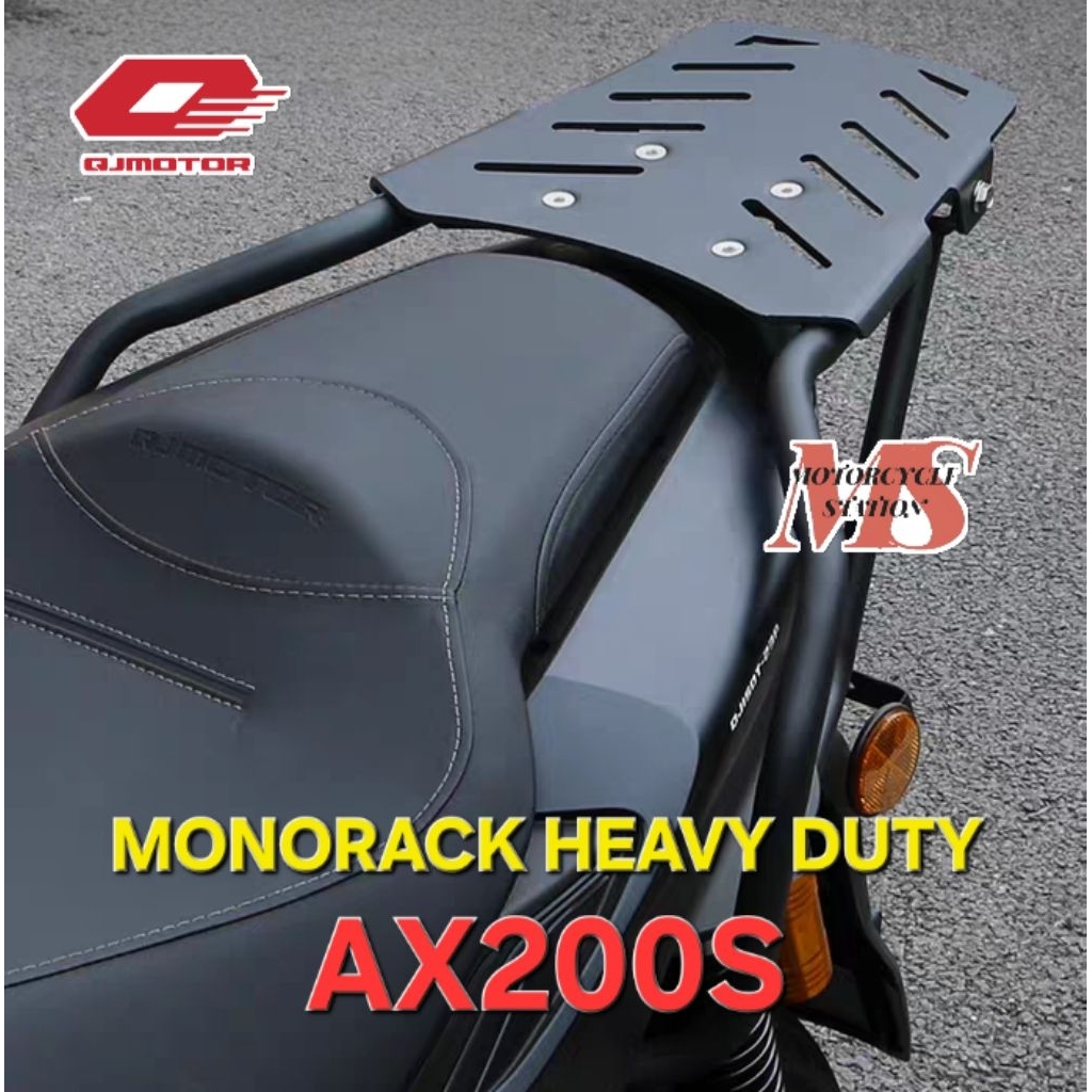 QJMOTOR AX200S MONORACK HEAVY DUTY KAKI J PREMIUM BOX QJ MOTOR AX 200S ...