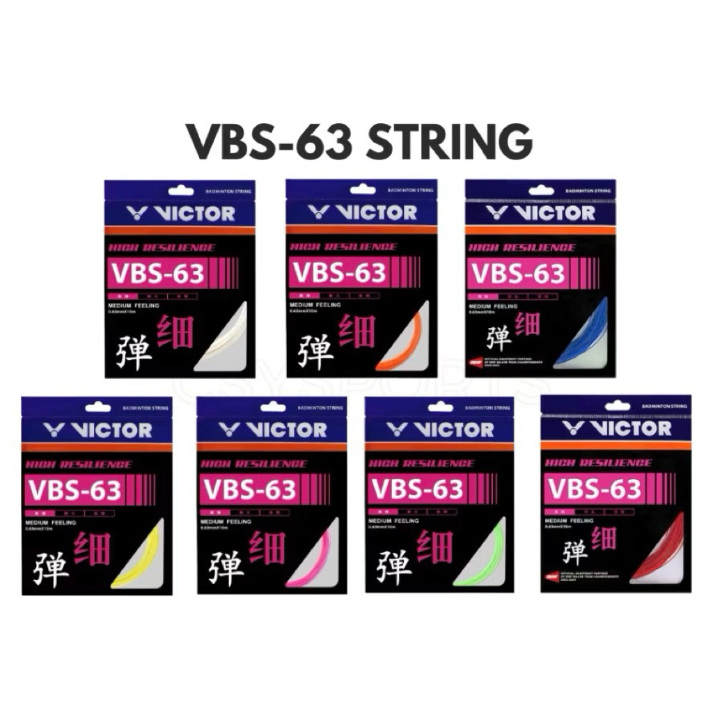 VICTOR Badminton Strings VBS 63 String 100% Original | Shopee Malaysia