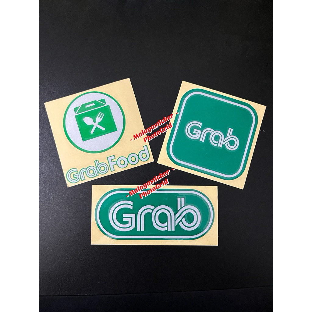 Sticker grab sticker pantul cahaya sticker motor | Shopee Malaysia
