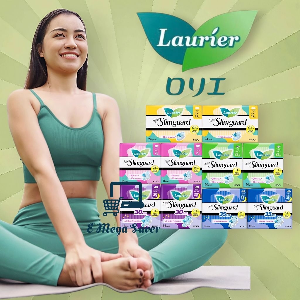 Laurier Super Slim Guard Sanitary Pad (twinpack) | Shopee Malaysia